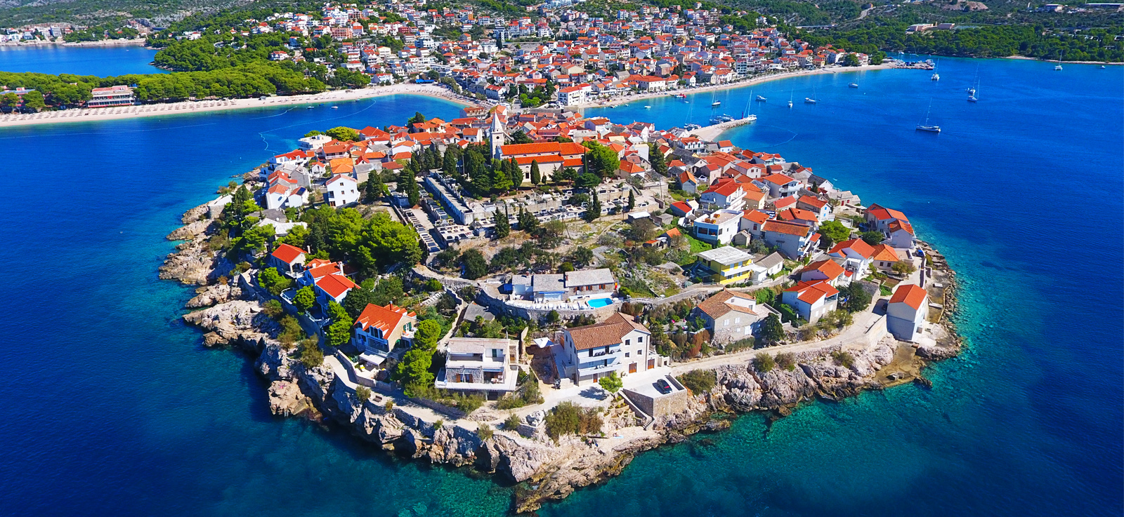 Video - Primošten iz zraka - Primošten Plus